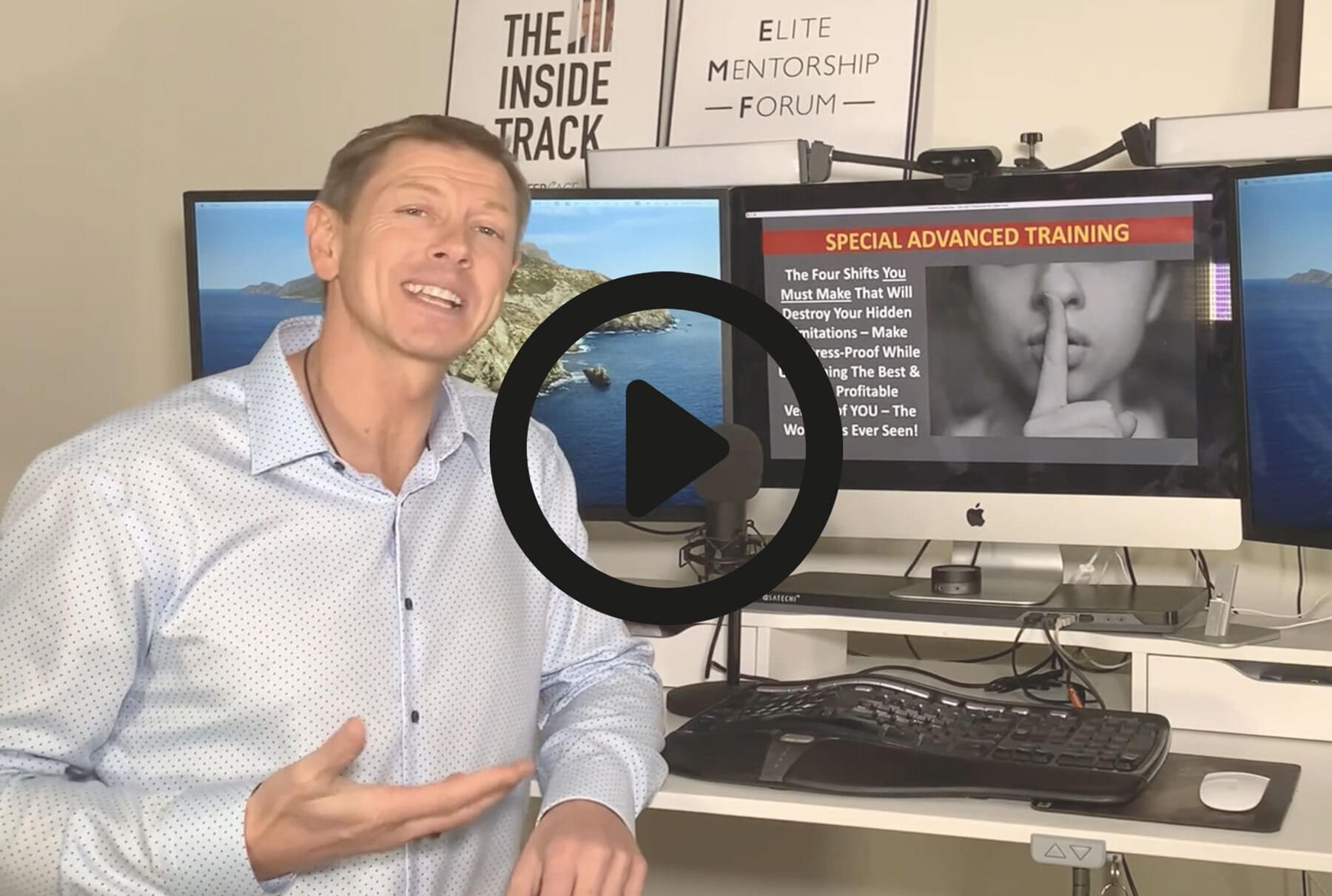 START YOUR APPLICATION TO WORK WITH PETER AT A HIGHER LEVEL...